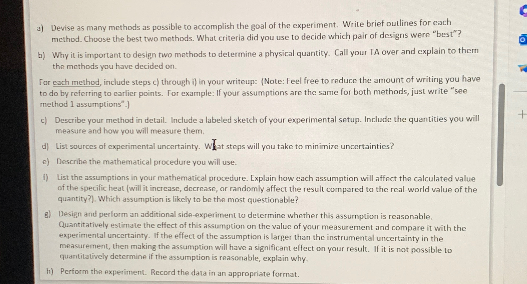 Solved a) Devise as many methods as possible to accomplish | Chegg.com