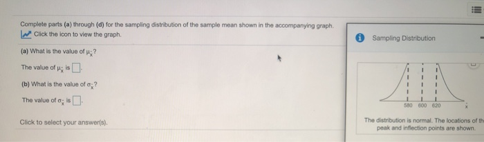 Solved III Sampling Distribution Complete parts (a) through | Chegg.com