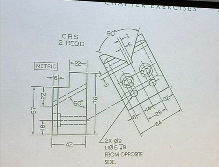Solved Please show STEP BY STEP how to model in solidworks | Chegg.com