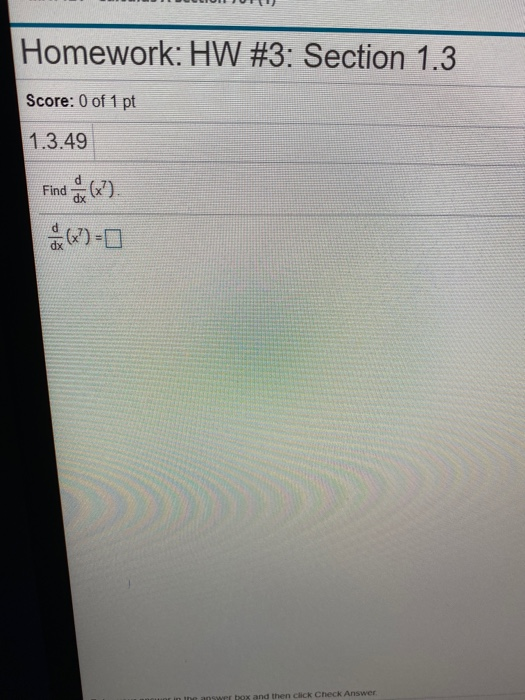 Solved Homework Hw 3 Section 1 3 Score 0 Of 1 Pt 1 3 49