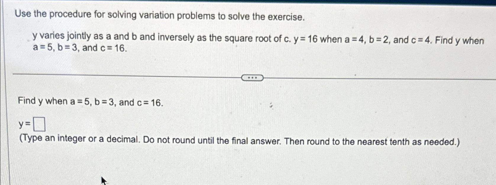 Solved Use the procedure for solving variation problems to | Chegg.com