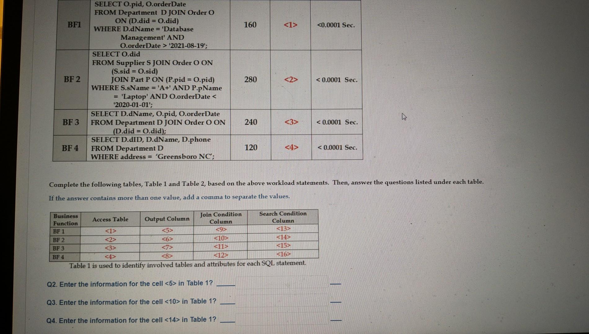 the column Fraction and answer the question Q1. Q1. | Chegg.com