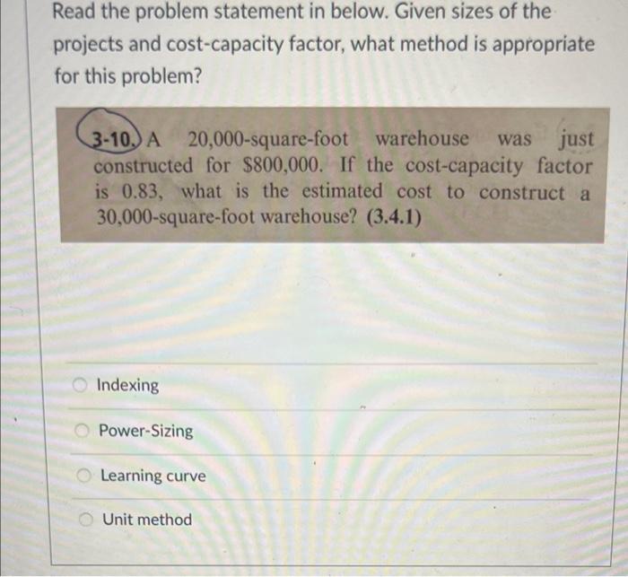 Solved Read the problem statement in below. Given sizes of | Chegg.com