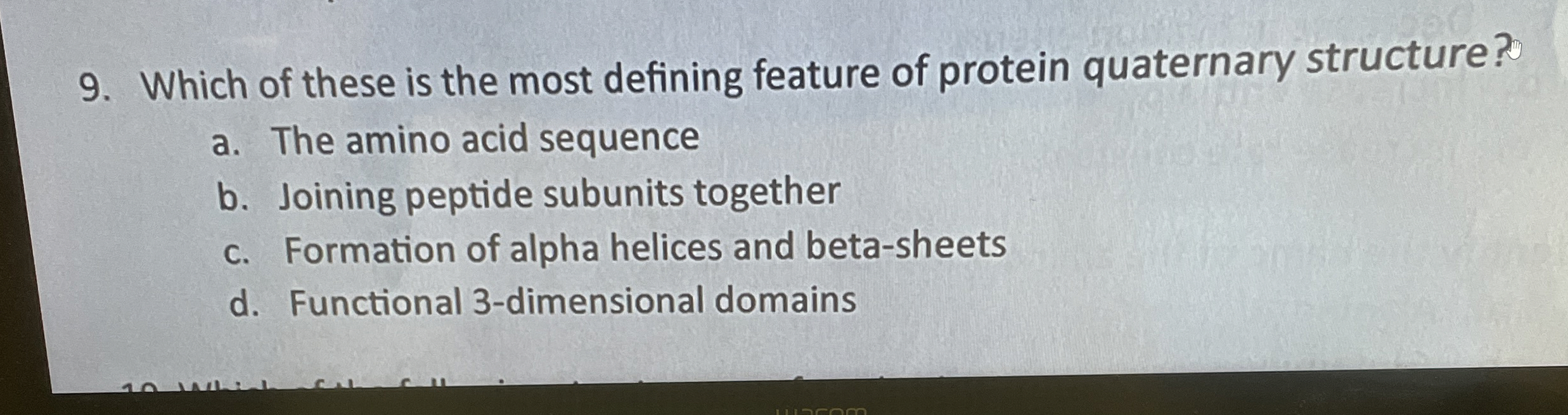 Solved Which of these is the most defining feature of | Chegg.com