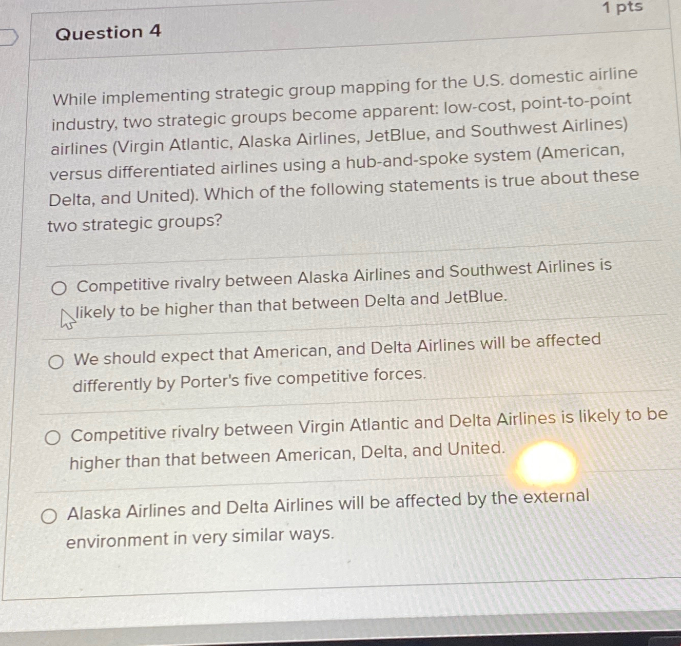 Solved Question 41 ﻿ptsWhile implementing strategic group | Chegg.com