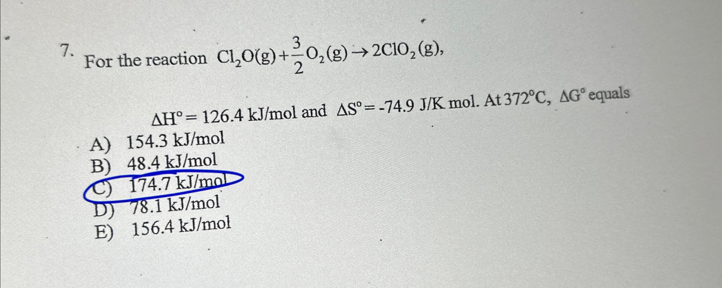 Solved For the reaction | Chegg.com