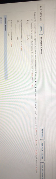 Solved 2. (-/10 Points DETAILS ASK YOUR TEACHER SERPSET9 | Chegg.com Solved 2. (-/10 Points DETAILS ASK YOUR TEACHER SERPSET9 | Chegg.com
