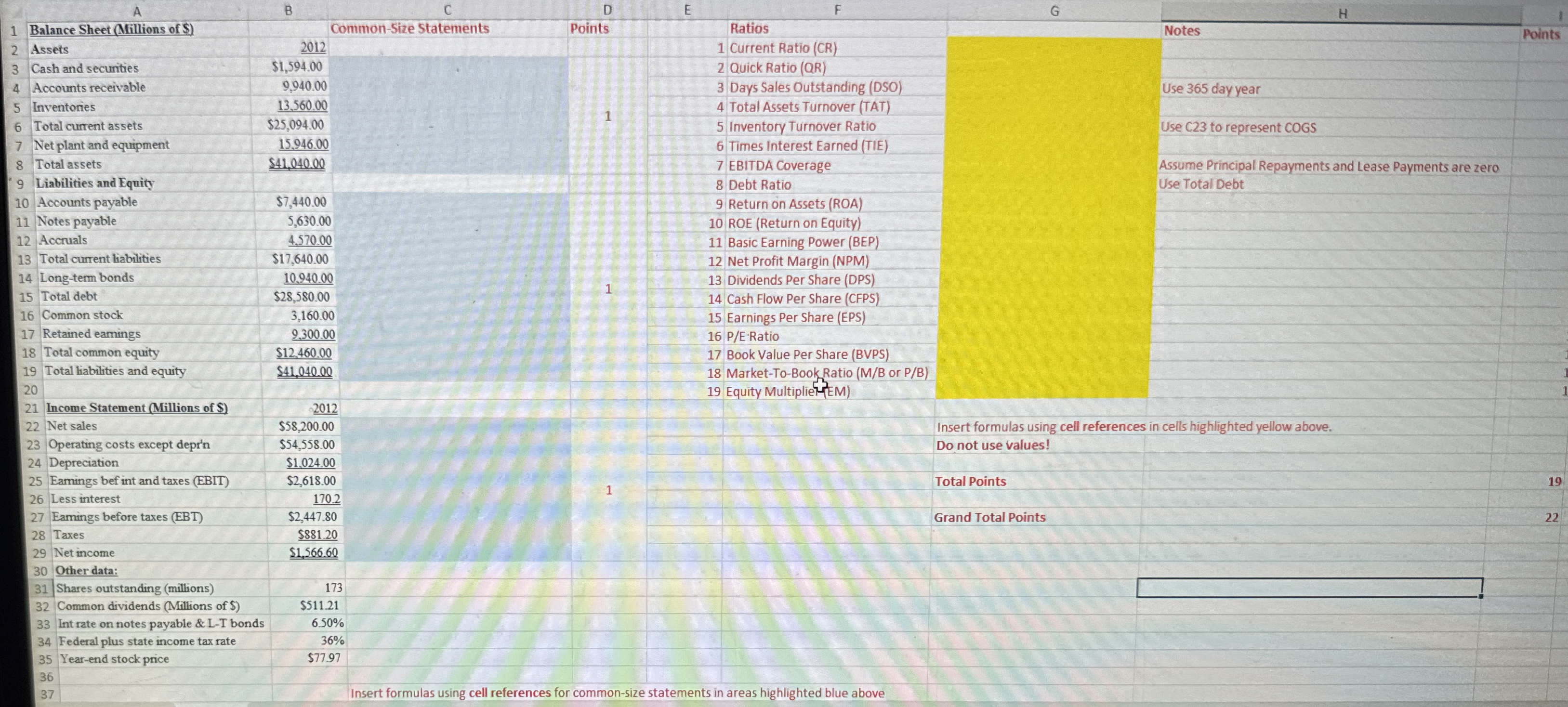 Solved \table[[,A,B,C,D,E,( ﻿Cl,G,,],[,Balance Sheet | Chegg.com