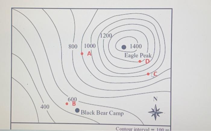 Solved If you were planning a hike on this landscape, | Chegg.com