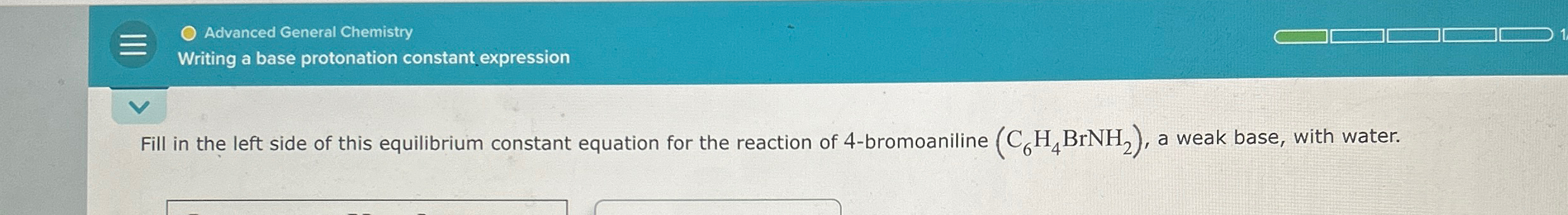 Solved Advanced General ChemistryWriting a base protonation | Chegg.com