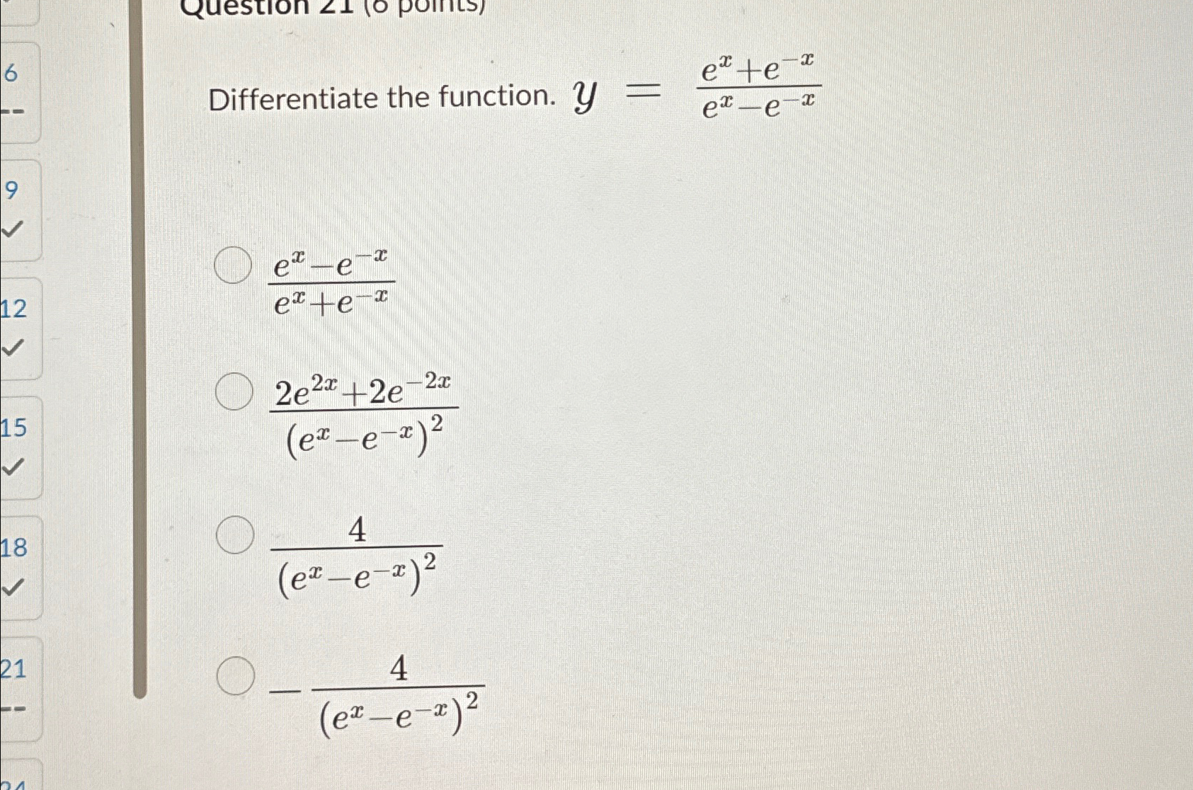 Solved Differentiate the function. | Chegg.com
