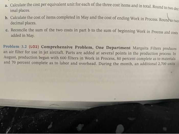 Solved Problem 3.2 parts a, b , and cFirst photo is just the | Chegg.com