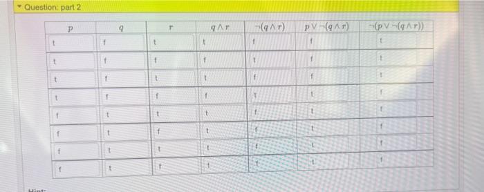 Solved - Question: part 2 | Chegg.com
