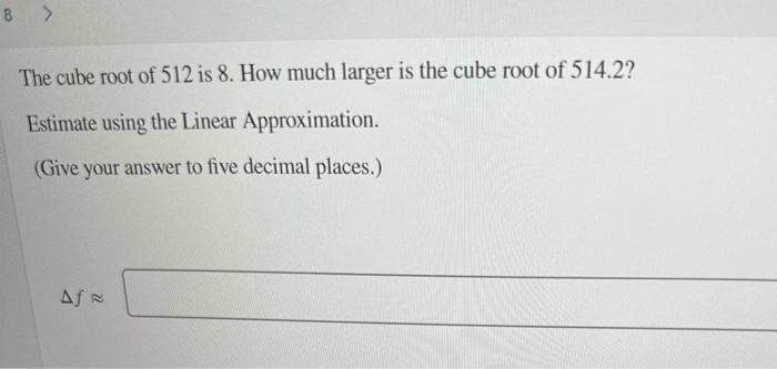 Solved Use Linear Approximation to estimate Δf=f(3.02)−f(3) | Chegg.com