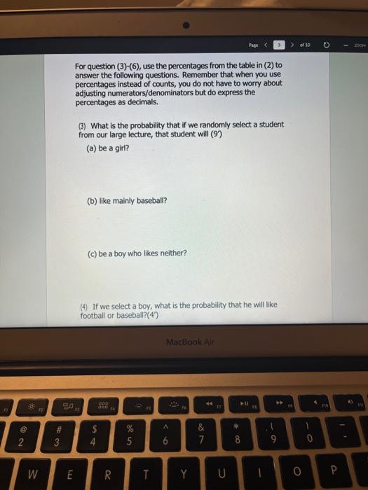 Solved 1. In this problem you will build a probability model | Chegg.com