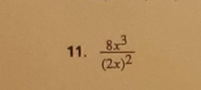 Solved 8x3(2x)2 | Chegg.com