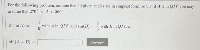 Solved For the following problem, assume that all given | Chegg.com