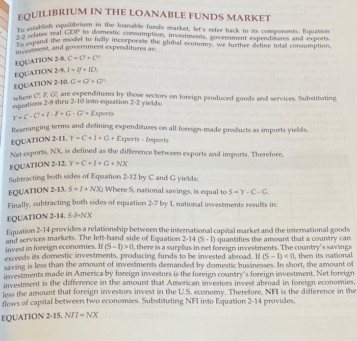 Solved 3. An economy is at equilibrium. Use the model of a | Chegg.com