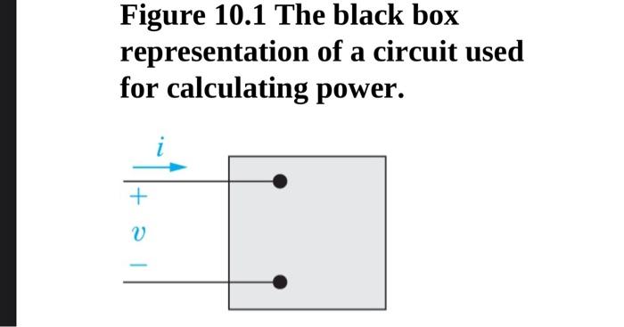 Solved Figure 10.1 The black box representation of a circuit | Chegg.com