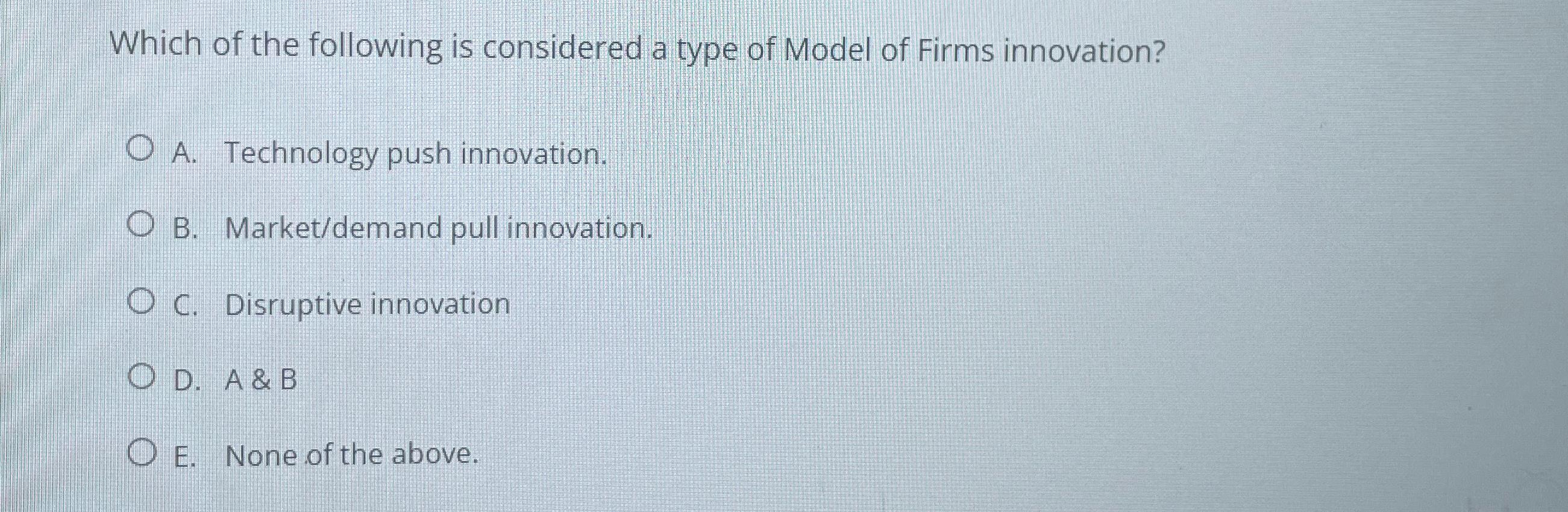 Solved Which of the following is considered a type of Model | Chegg.com