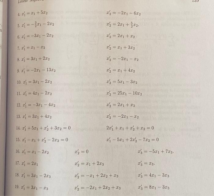 Solved Find the general solution of the following sets of | Chegg.com