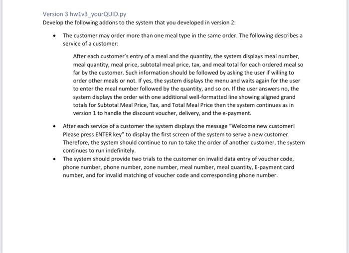 Solved Write The Code In Pyton I Want Code And Output The 0707