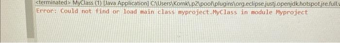 Solved 2 Module Infojava 2 Myclassjava × 2