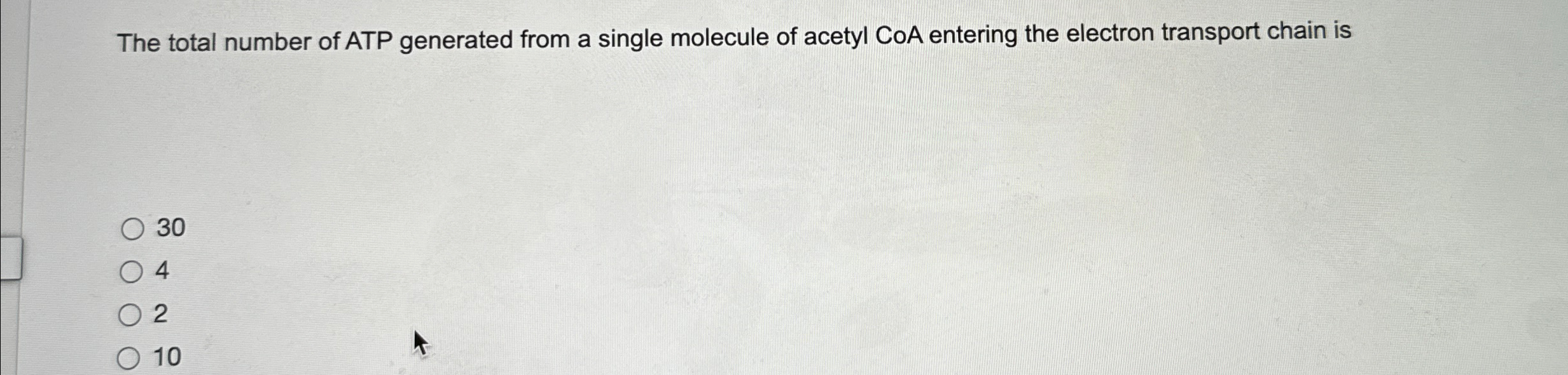 Solved The total number of ATP generated from a single | Chegg.com