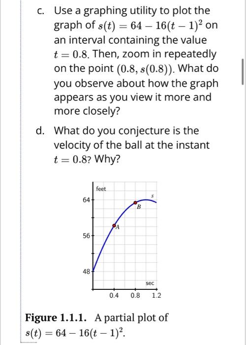 Solved c. Use a graphing utility to plot the graph of | Chegg.com