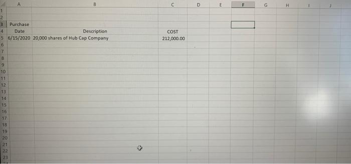 Solved g. Investments -FV-OCI On December 31, 2020, the fair | Chegg.com
