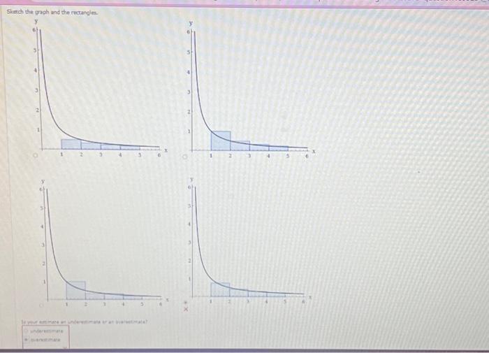 Solved (a) Estimate the area under the graph of f(x)=1/x | Chegg.com