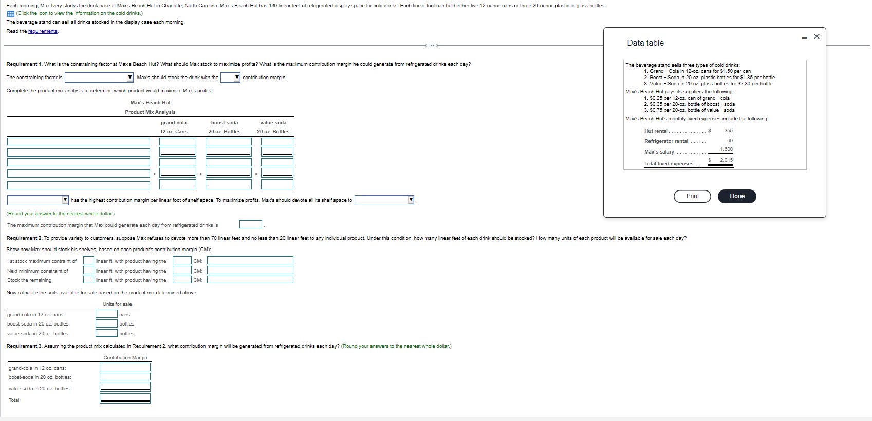 Solved 朋 (Click the icon to view the information on the cold | Chegg.com