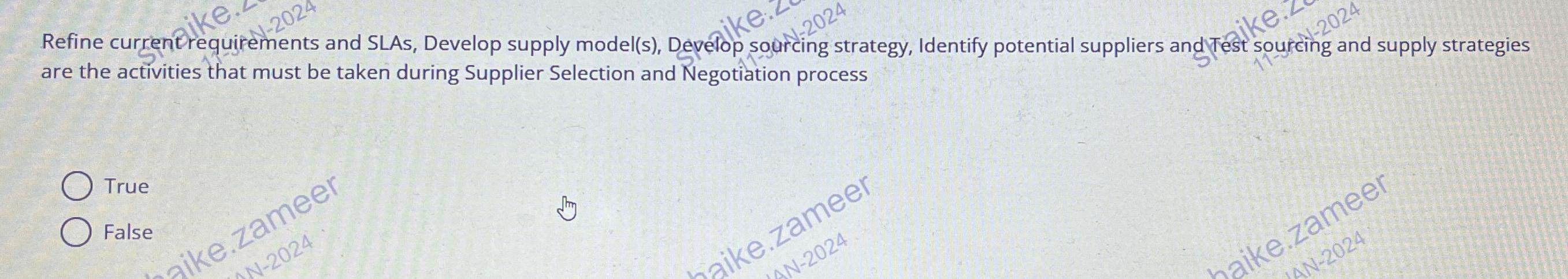 Solved Refine curcentrequirements and SLAs, Develop supply | Chegg.com