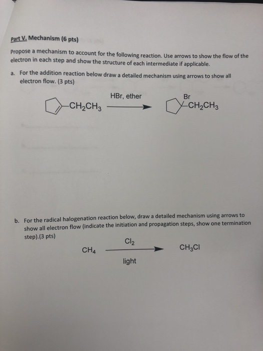 Solved Propose a mechanism to account for the following | Chegg.com