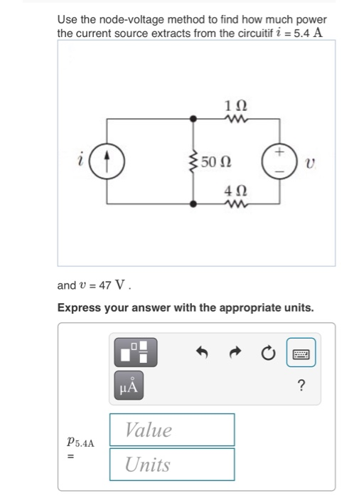 Solved Use the node-voltage method to find how much power | Chegg.com