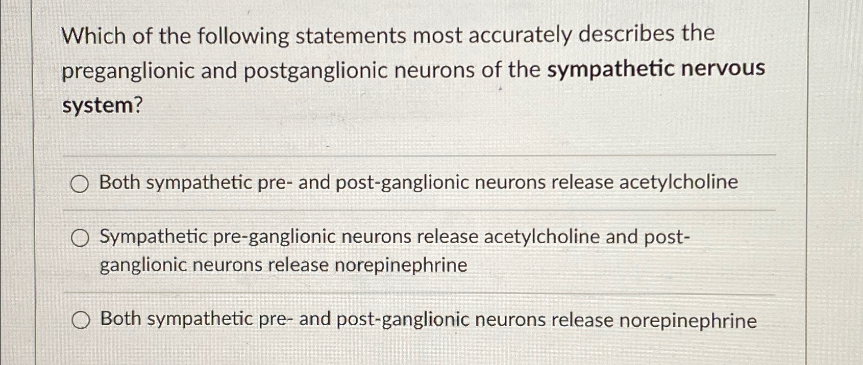 Solved Which of the following statements most accurately | Chegg.com