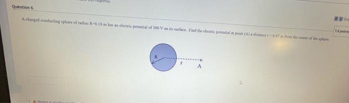Solved porte Question 6 Acharged contracting sphere of | Chegg.com