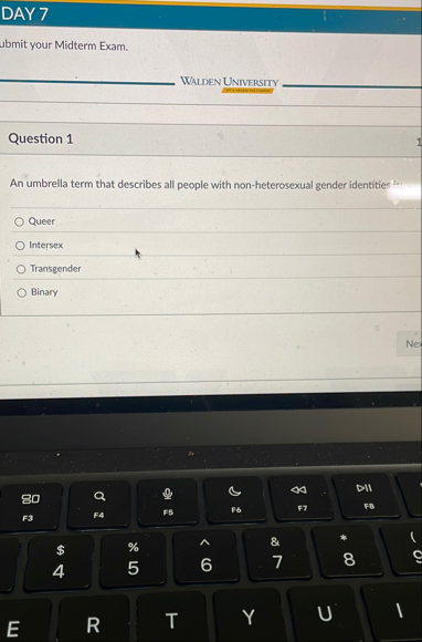 Solved DAY 7ubmit your Midterm Exam.Walden | Chegg.com