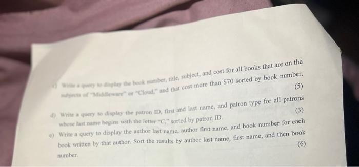 Solved Use the ERD of to answer the following questions: a) | Chegg.com