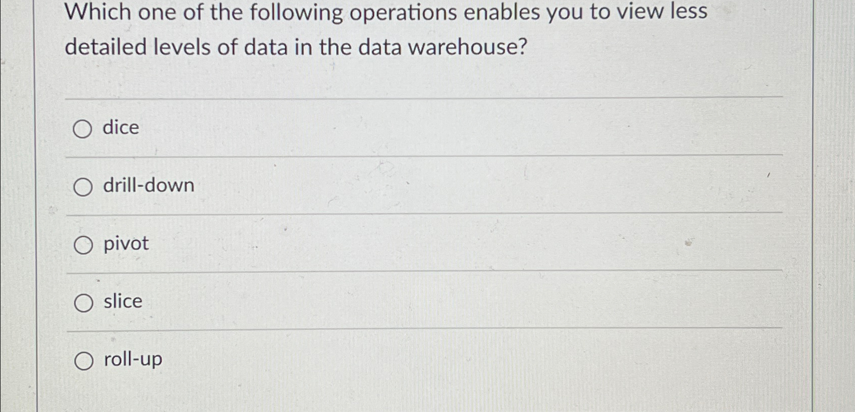 Solved Which one of the following operations enables you to | Chegg.com