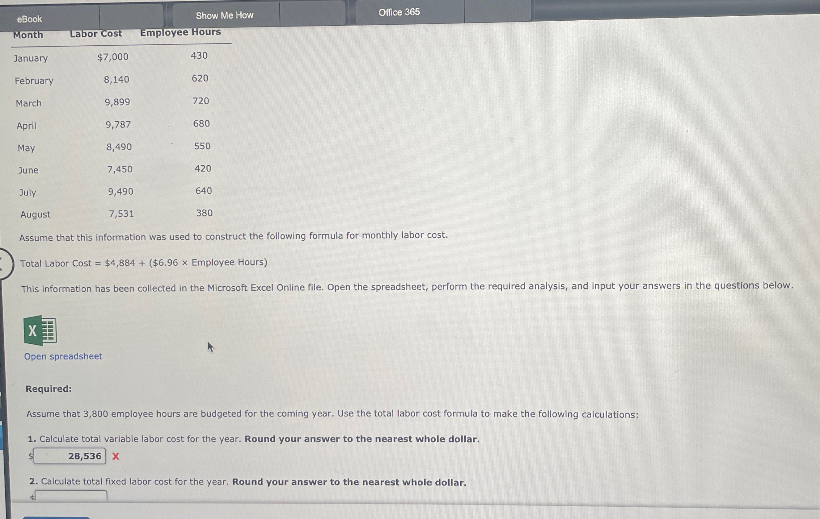 Solved \table[[\table[[eBook],[Month]],Labor | Chegg.com