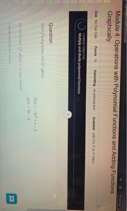 Solved Carrington.instructure.com Not syncing Module 4: | Chegg.com