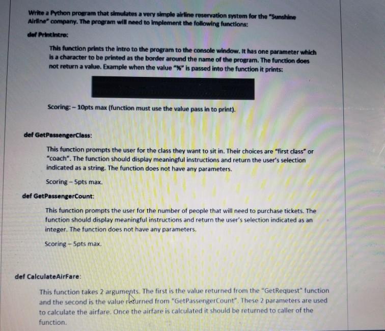 Solved Write a Python program that simulates a very simple | Chegg.com
