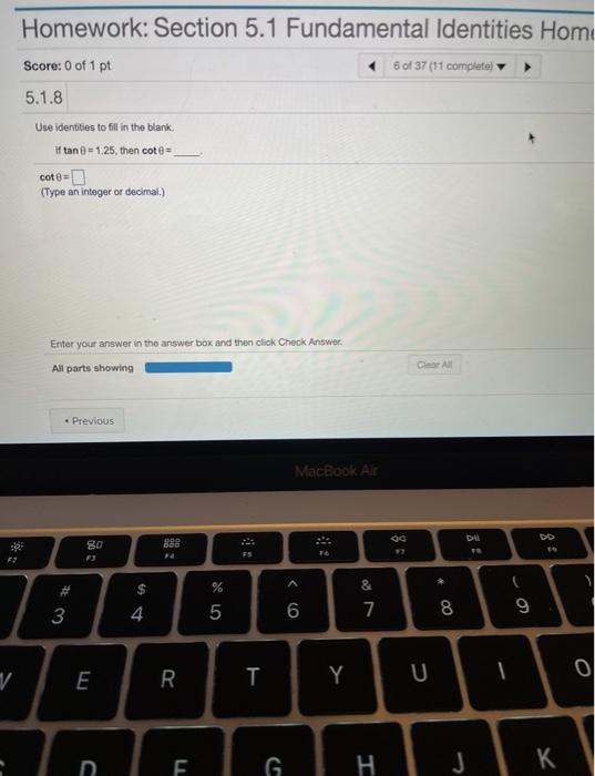 Solved Homework: Section 5.1 Fundamental Identities Hom | Chegg.com