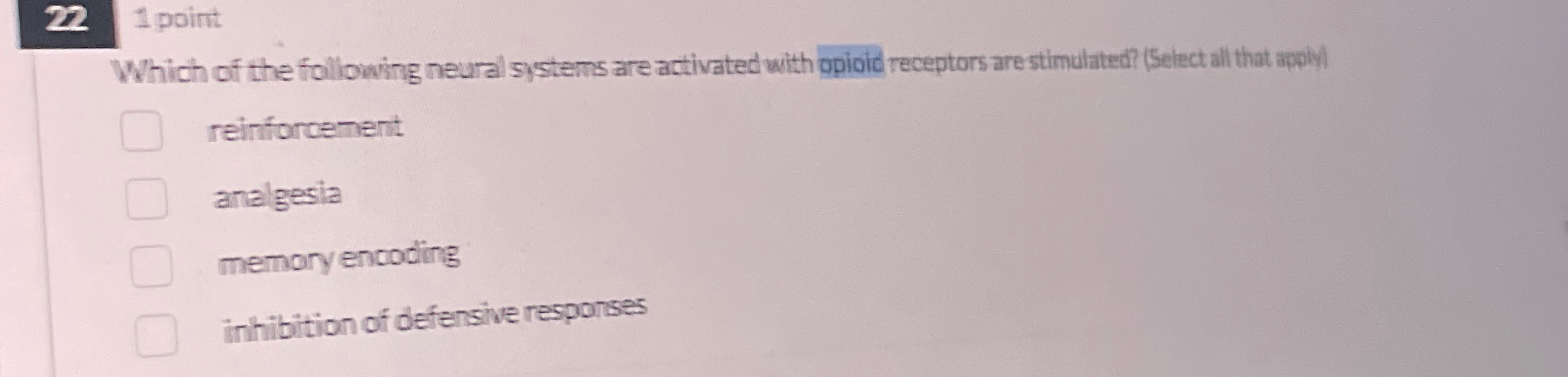 Solved 221 ﻿point:Which of the following neural s) ﻿stems | Chegg.com