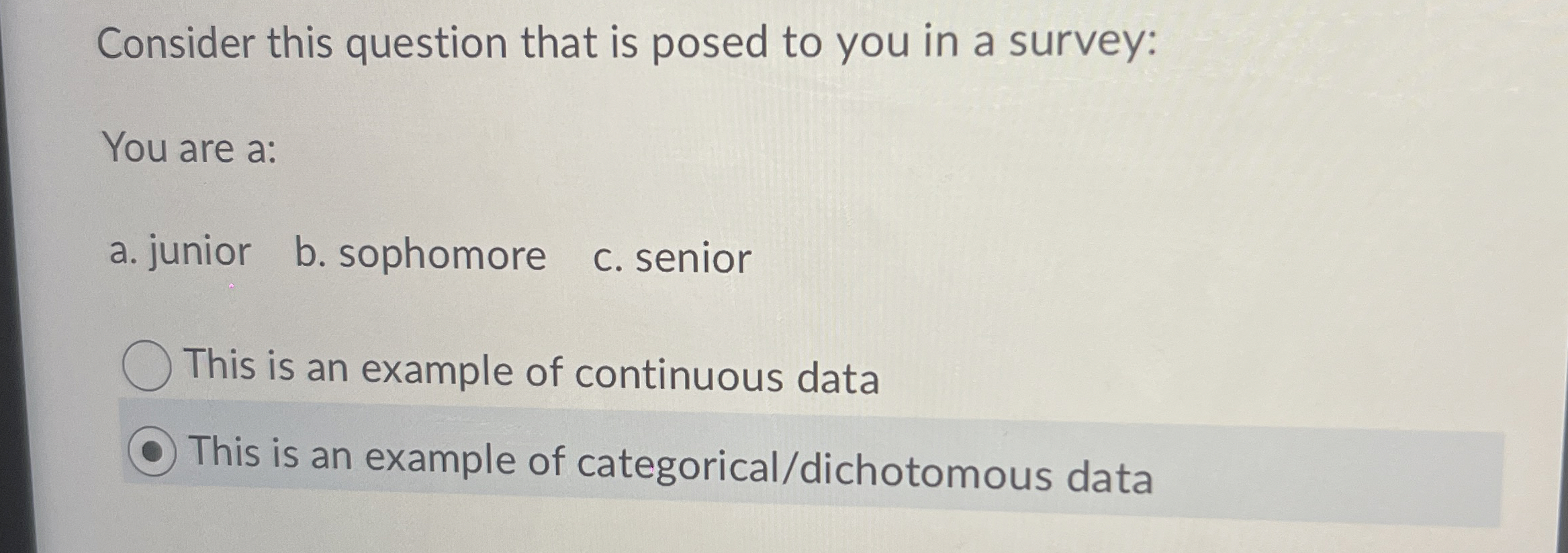 Solved Consider this question that is posed to you in a | Chegg.com