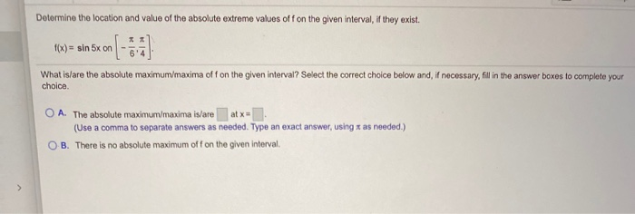 Solved Determine The Location And Value Of Tho Absolute