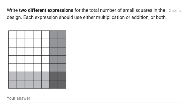 Solved Write two different expressions for the total number | Chegg.com Solved Write two different expressions for the total number | Chegg.com