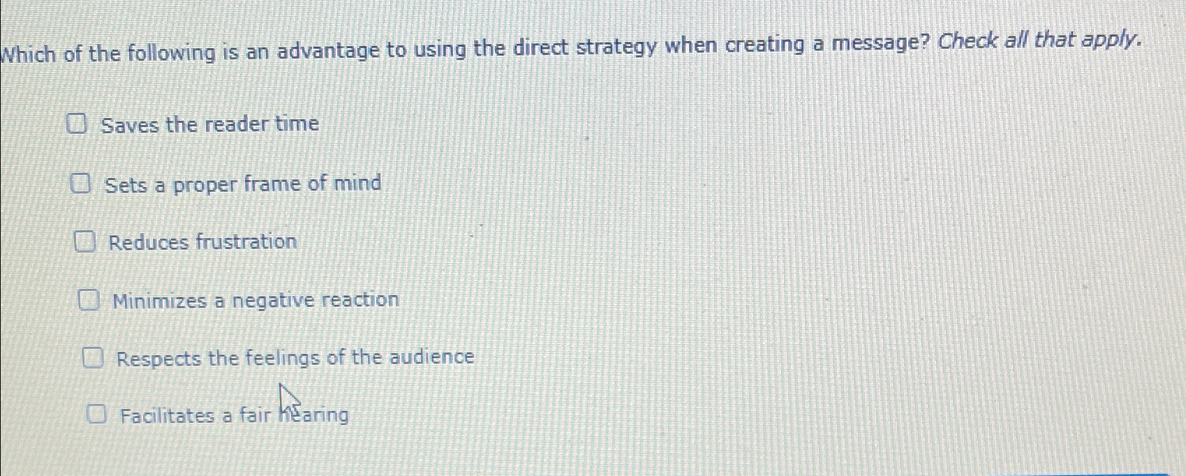 Solved Which of the following is an advantage to using the | Chegg.com