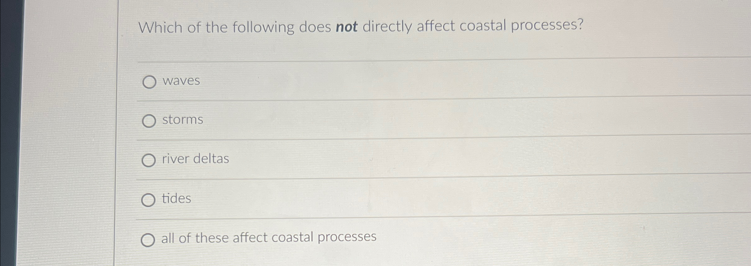 Solved Which of the following does not directly affect | Chegg.com